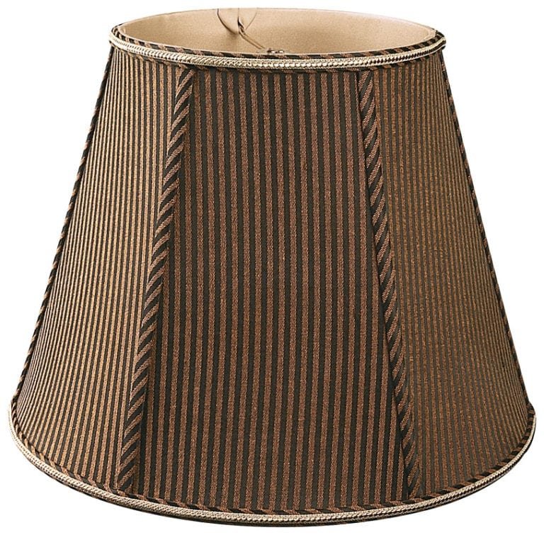 Tall Drum V-Notch Designer Lamp Shade