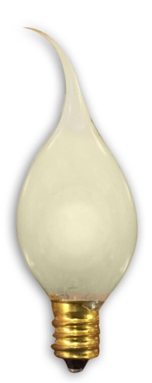 Country Style Silicon Dipped Light Bulb – WHITE – 7-Watt – C7 E-12 130V ...