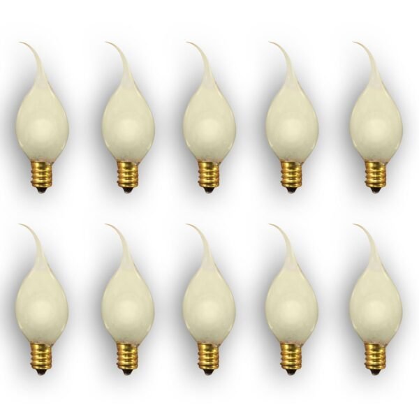 Country Style Silicon Dipped Light Bulb – WHITE – 7-Watt – C7 E-12 130V ...